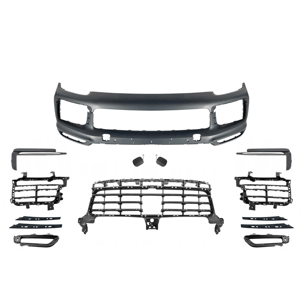 Porsche Cayenne 2019+ ACC Front Bumper Kit 9Y0807217BG2X – German Auto ...