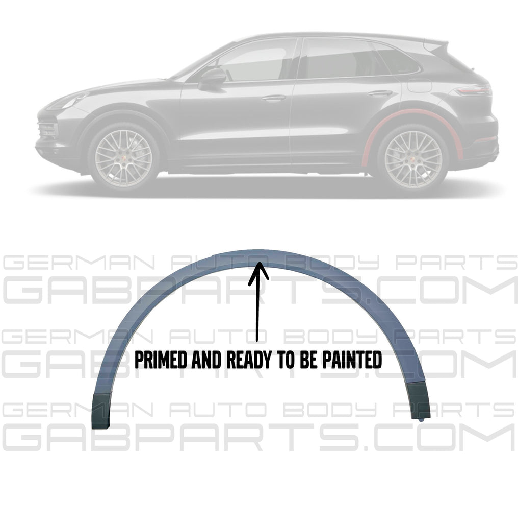 Porsche Cayenne 2019-UP Primed Rear Left Arch Flare Trim – German Auto ...